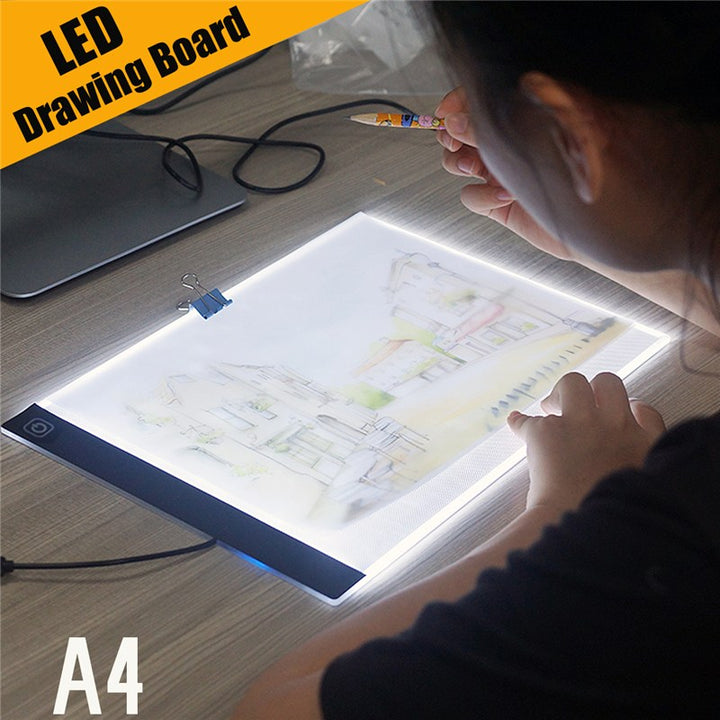 Ultra-Thin A4 LED Light Box (Dimmable) – Diamond Painting Kits