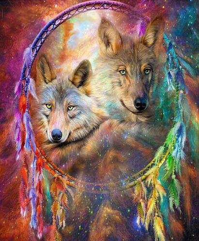 Wolf Magic Diamond Painting Kit - DIY – Diamond Painting Kits